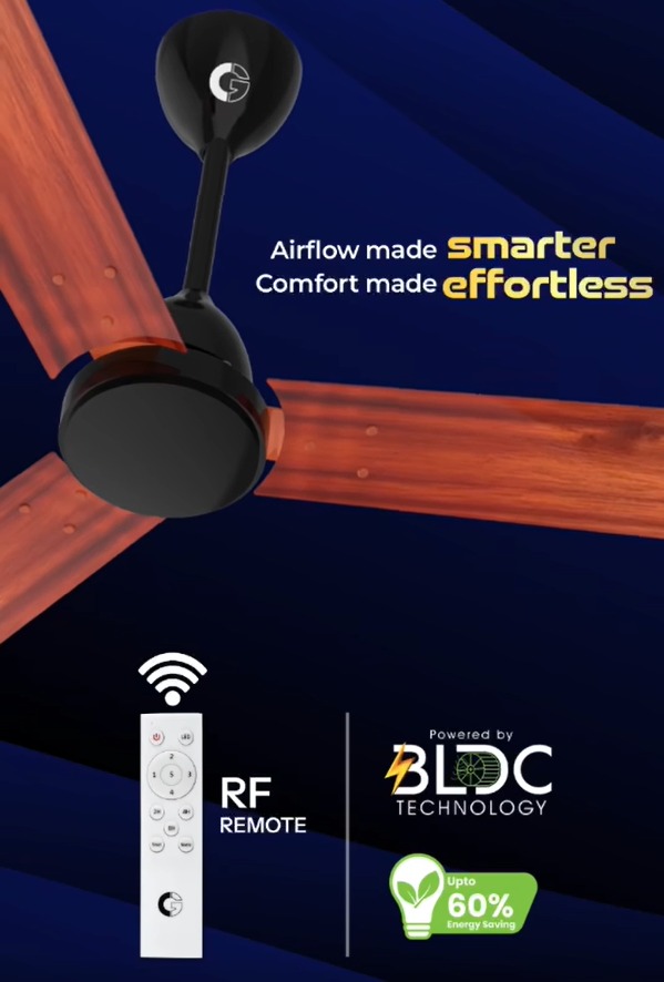CG introduced CG Aerowave BLDC Ceiling Fan — a thoughtful blend of ...